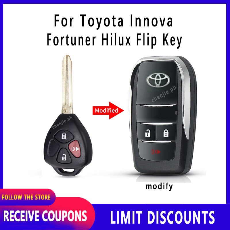 sale cod For Toyota Innova Fortuner Hilux RAV4 Altis flip key ...