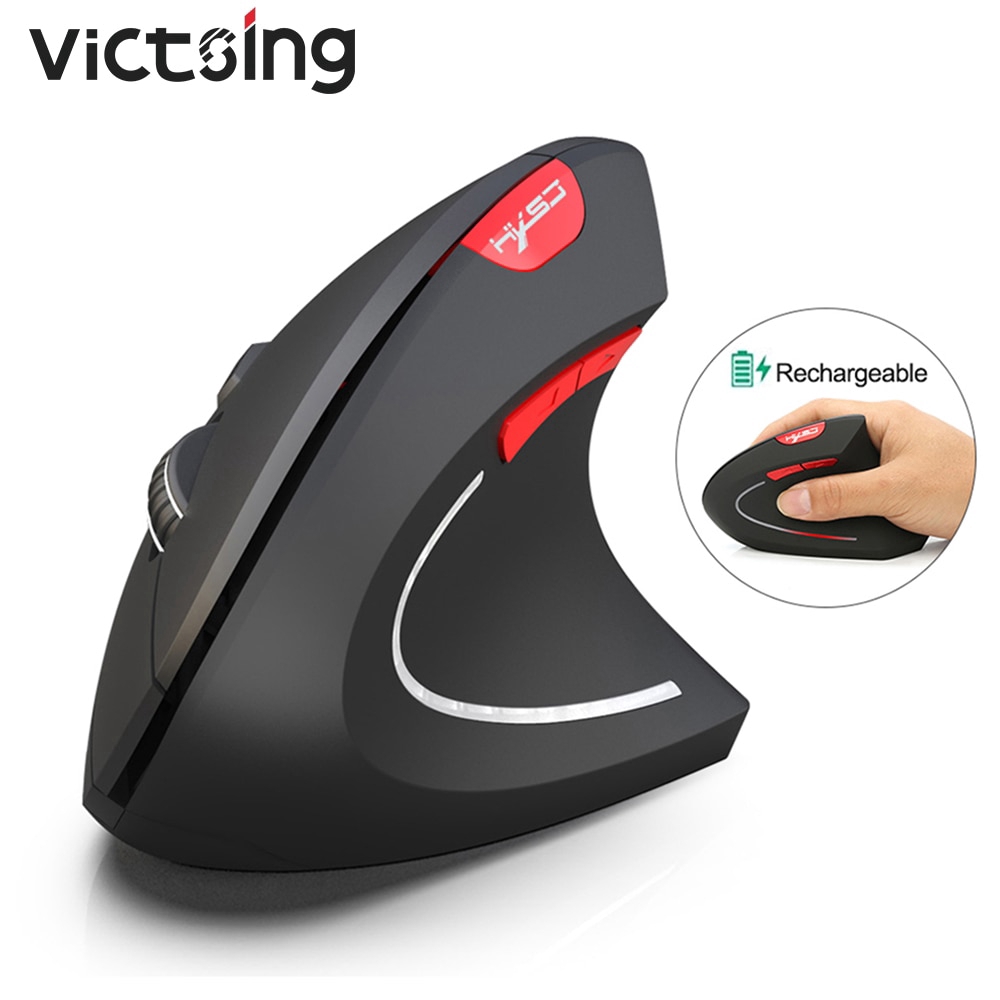 VICTSING T29 Bluetooth Vertical Mouse Ergonomic Optical 800 1600 2400 ...
