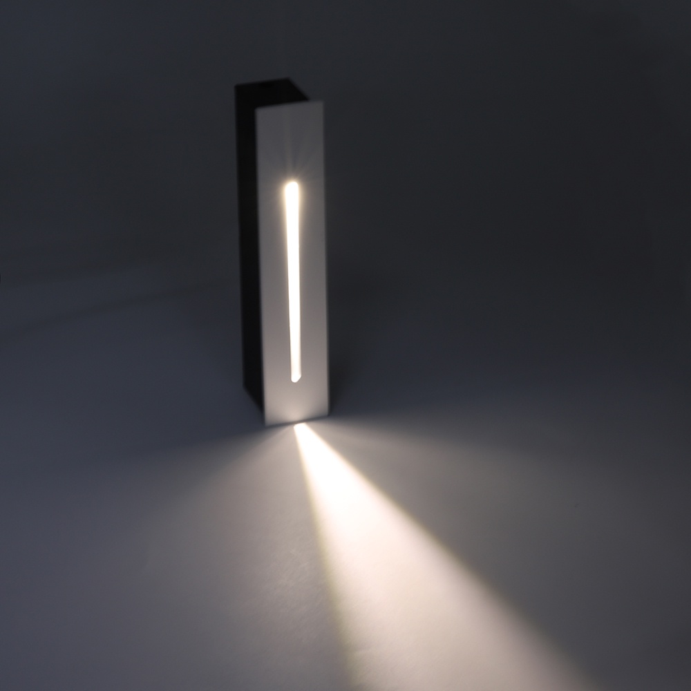 3W Recessed Led Stair Light Indoor Outdoor Corner Stair Wall Light AC85 ...