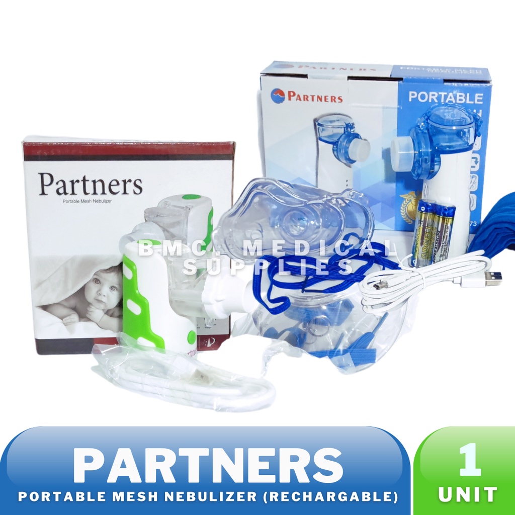 Portable Mesh Nebulizer Rechargeable (Partners) | Shopee Philippines