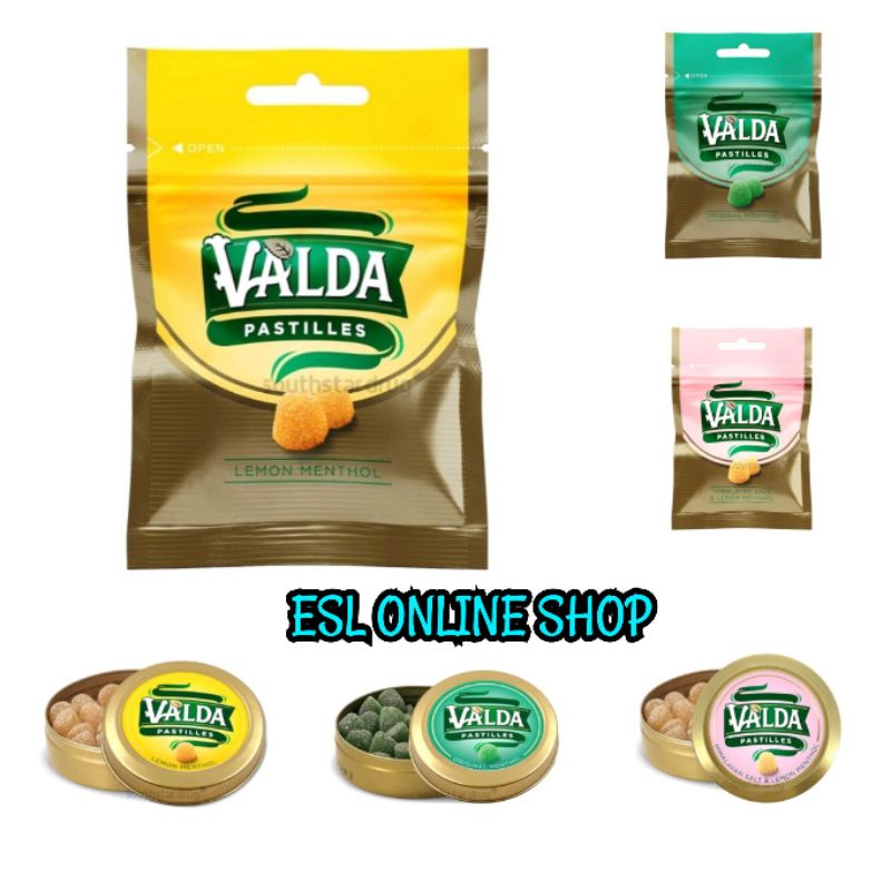 Valda Pastilles Lemon / Menthol / Himalayan Salt and Lemon Mentol - 20g ...
