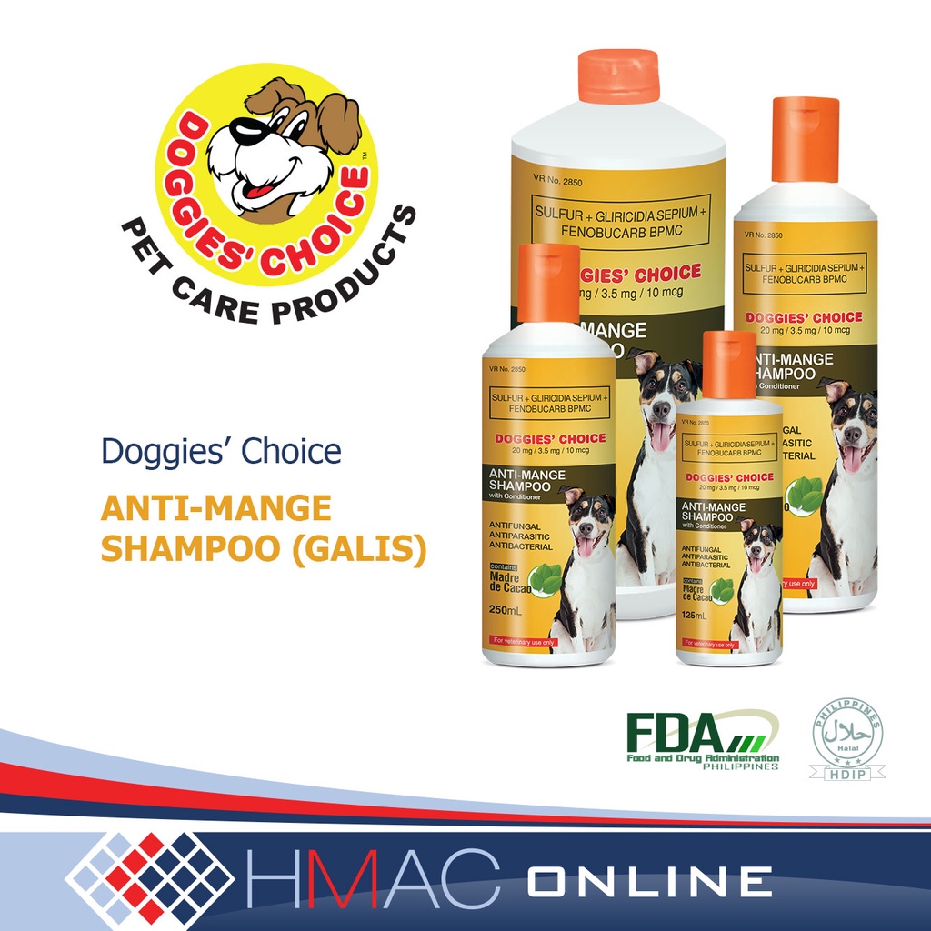 Doggies' Choice Anti-Mange (GALIS) Medicated Shampoo | Shopee Philippines