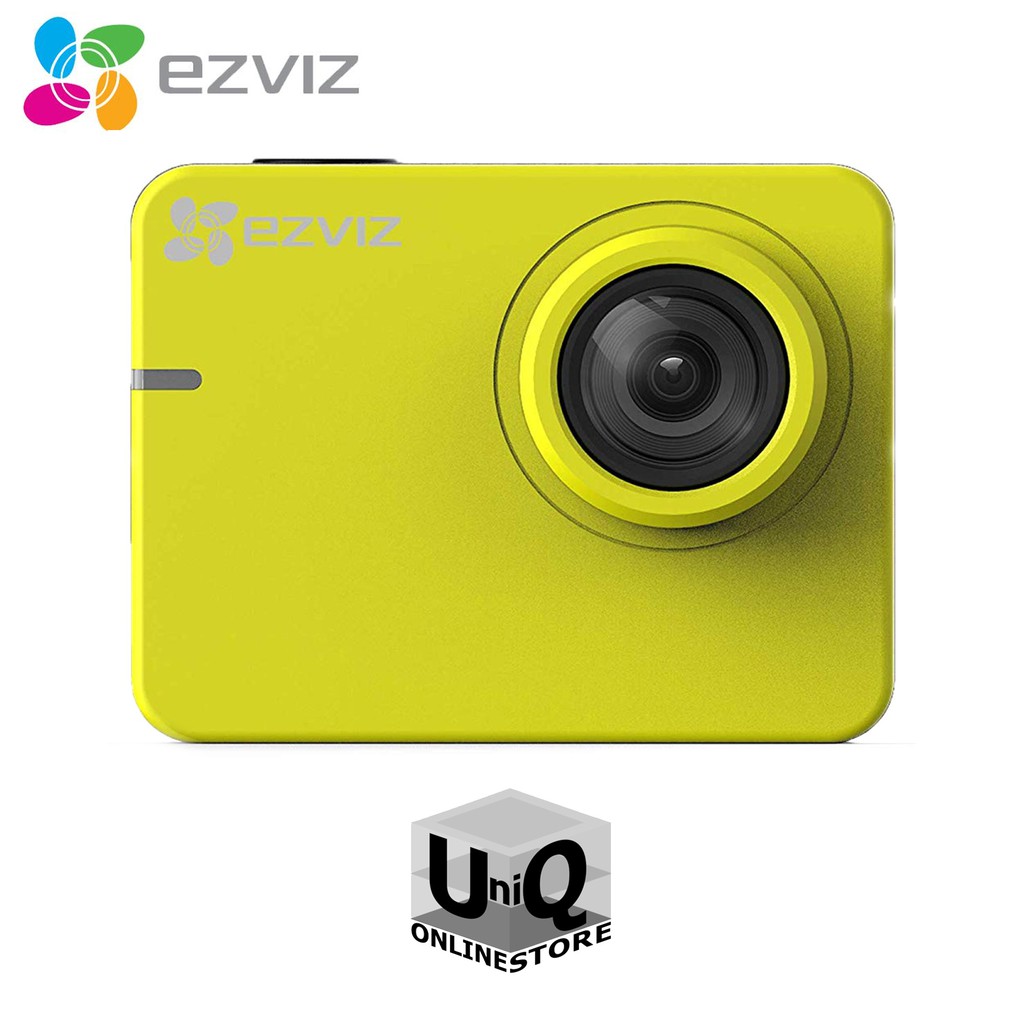 Ezviz S2 CS-SP206-B0-68WFBS 2-in-1 Action/Dash Camera- Yellow | Shopee ...