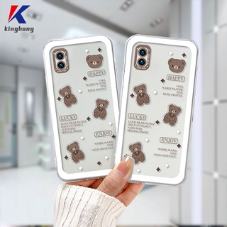 New Cool Anti Crack Teddy Bear Phone VIVO Case Y12S Y12 Y20 Y15S Y91C V21 V23E Y75 T1 Y55 Y75 ...