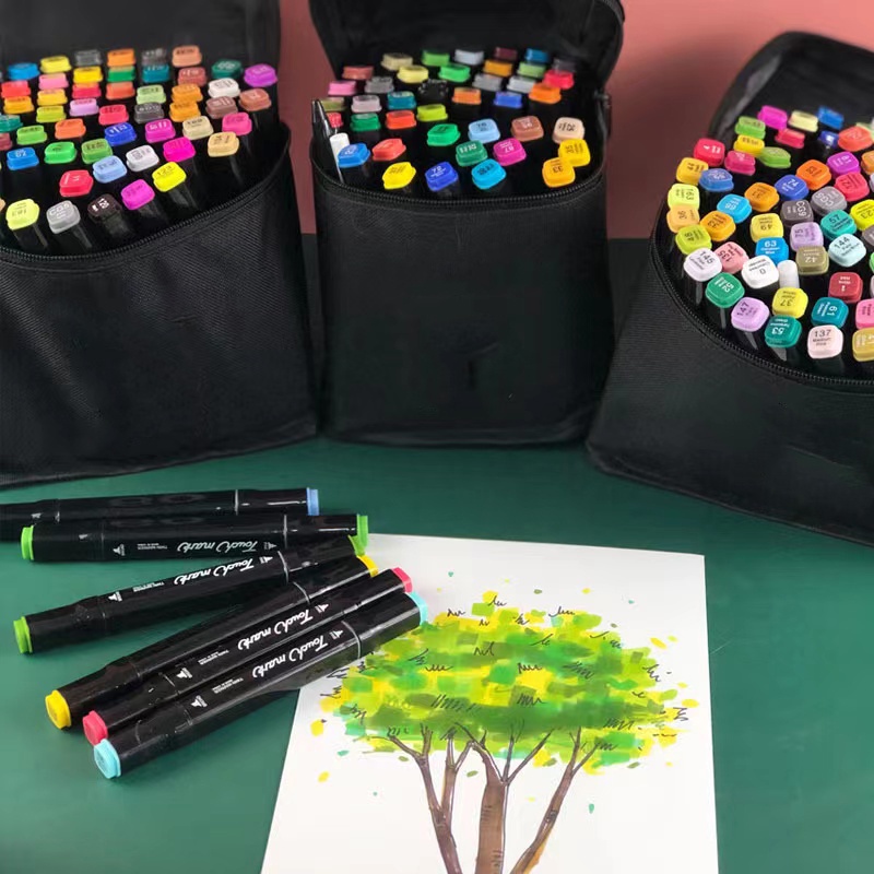 24/30/80 Color Alcohol Marker Art Marker Highlighter Pen Set Color ...