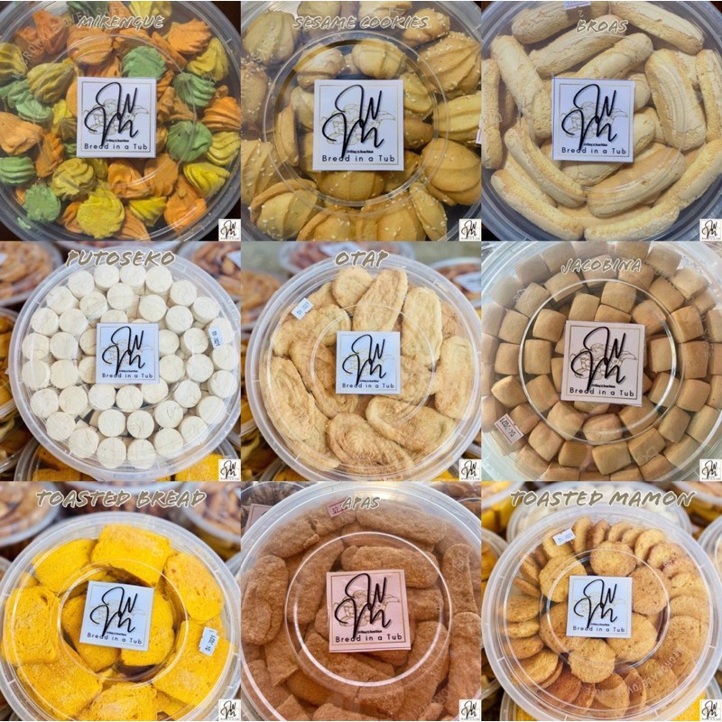 PART1: BIG Biscuit in a Tub / Bread in a Tub - Butter Cookies, Otap ...