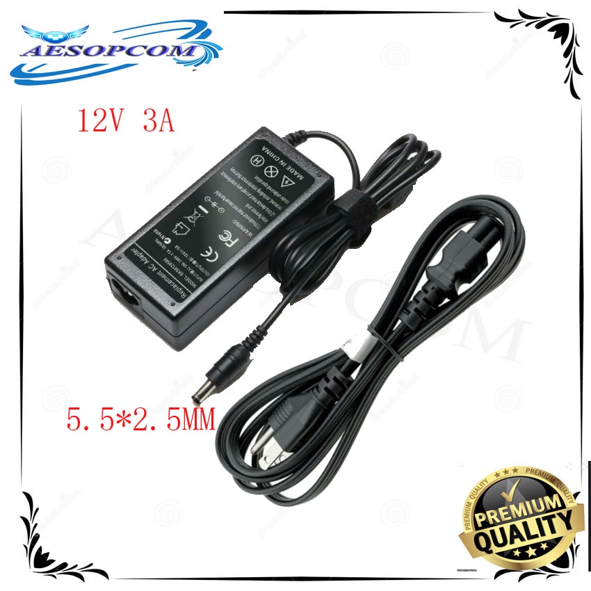 CCTV DVR ac power adaptor 12v 3a | Shopee Philippines