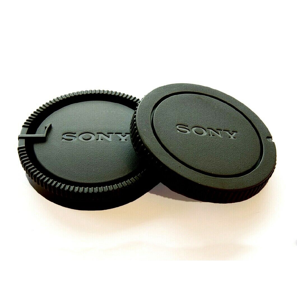 Front Body & Rear Lens Cap Cover for Sony Alpha DSLR Camera & A Mount ...