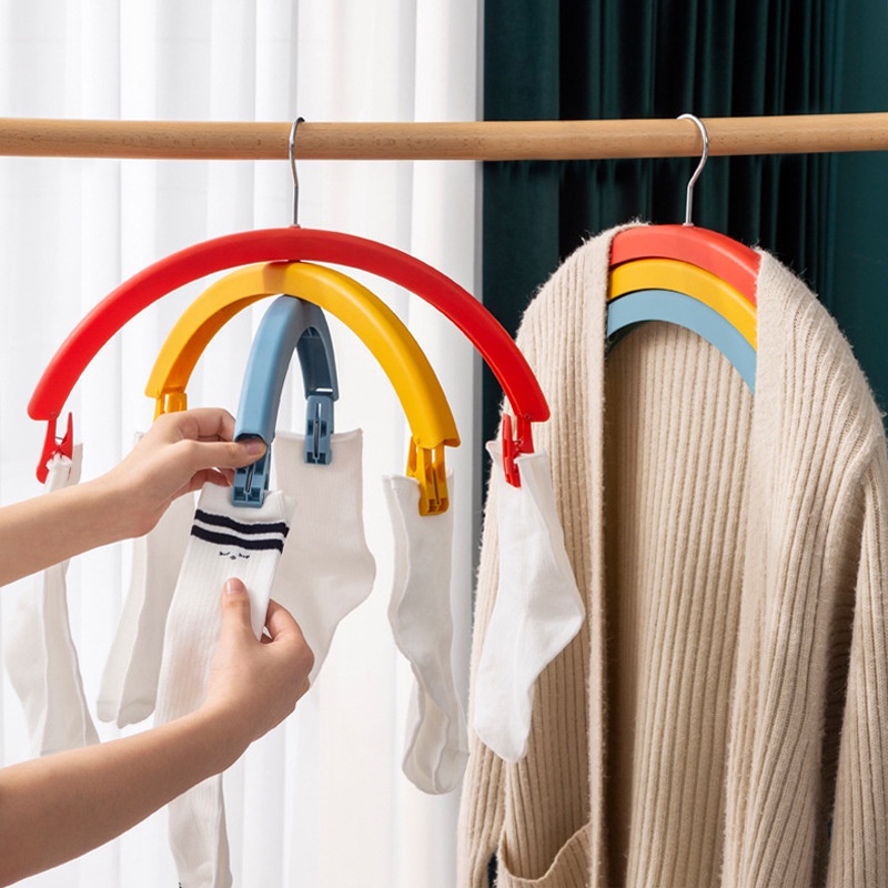 luckyy-3 in 1 Multifunction Rainbow Rotating Rainbow and Hanger Multi ...