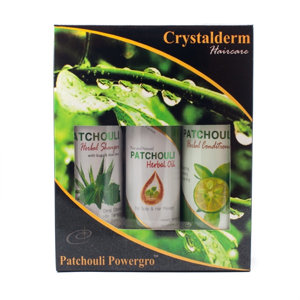 Crystalderm Patchouli PowerGro Set BIG | Shopee Philippines