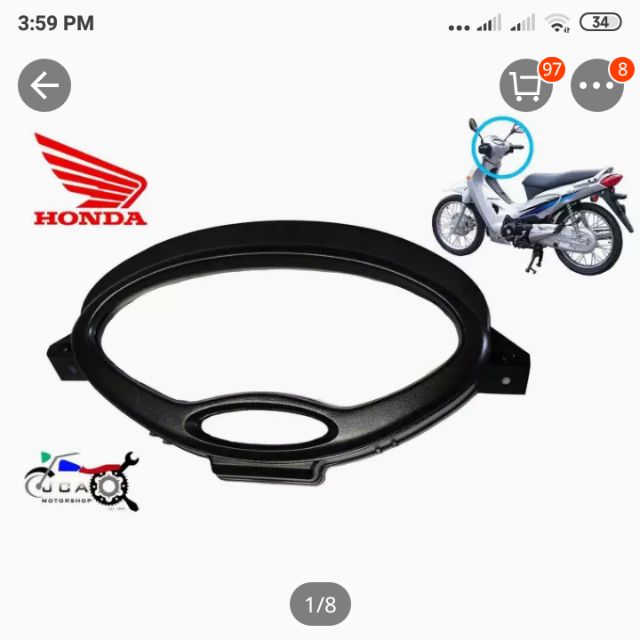 ORIGINAL HONDA SPEEDOMETER LENS FOR WAVE 125S 1ST & 2ND GEN presyo ₱380