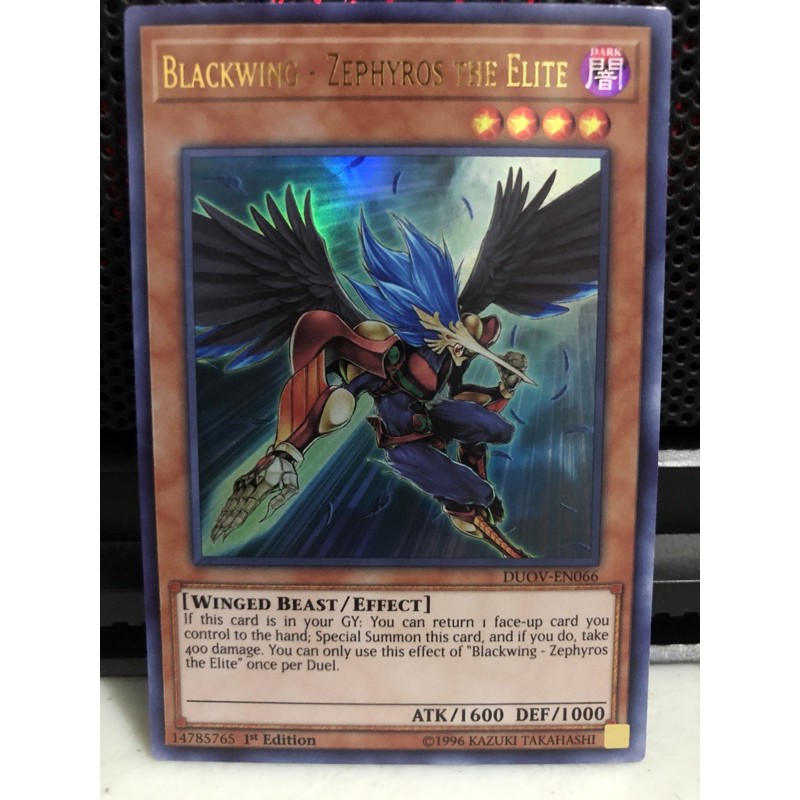 Blackwing Zephyros the Elite Ultra Rare Yu-Gi-Oh! | Shopee Philippines