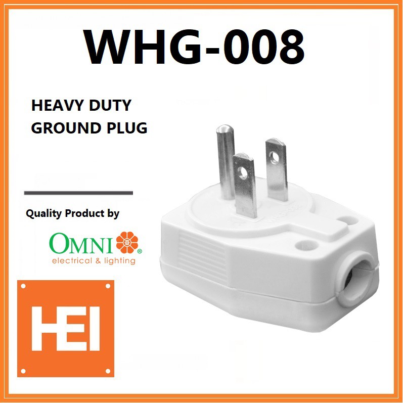 OMNI WHG-008 Heavy Duty Ground Plug | Shopee Philippines