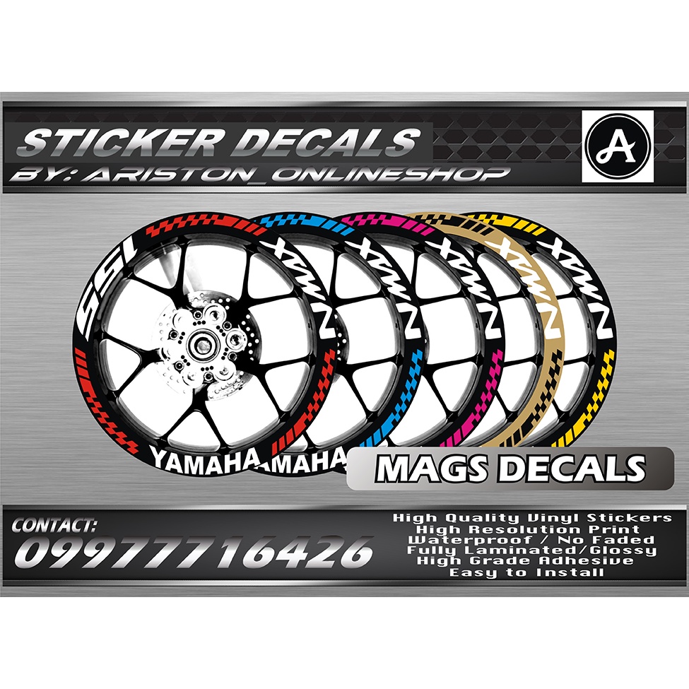 YAMAHA NMAX Customized Sticker Mags Decals | Shopee Philippines
