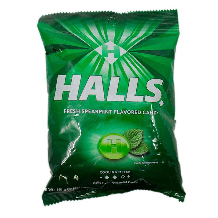 HALLS FRESH SPEARMINT FLAVORED CANDY (50pcs x 140g) | Shopee Philippines