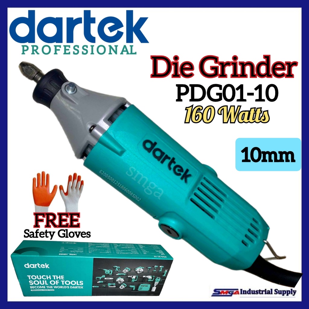 DARTEK Die Grinder PDG01-10 160Watts (Free Gloves) | Shopee Philippines