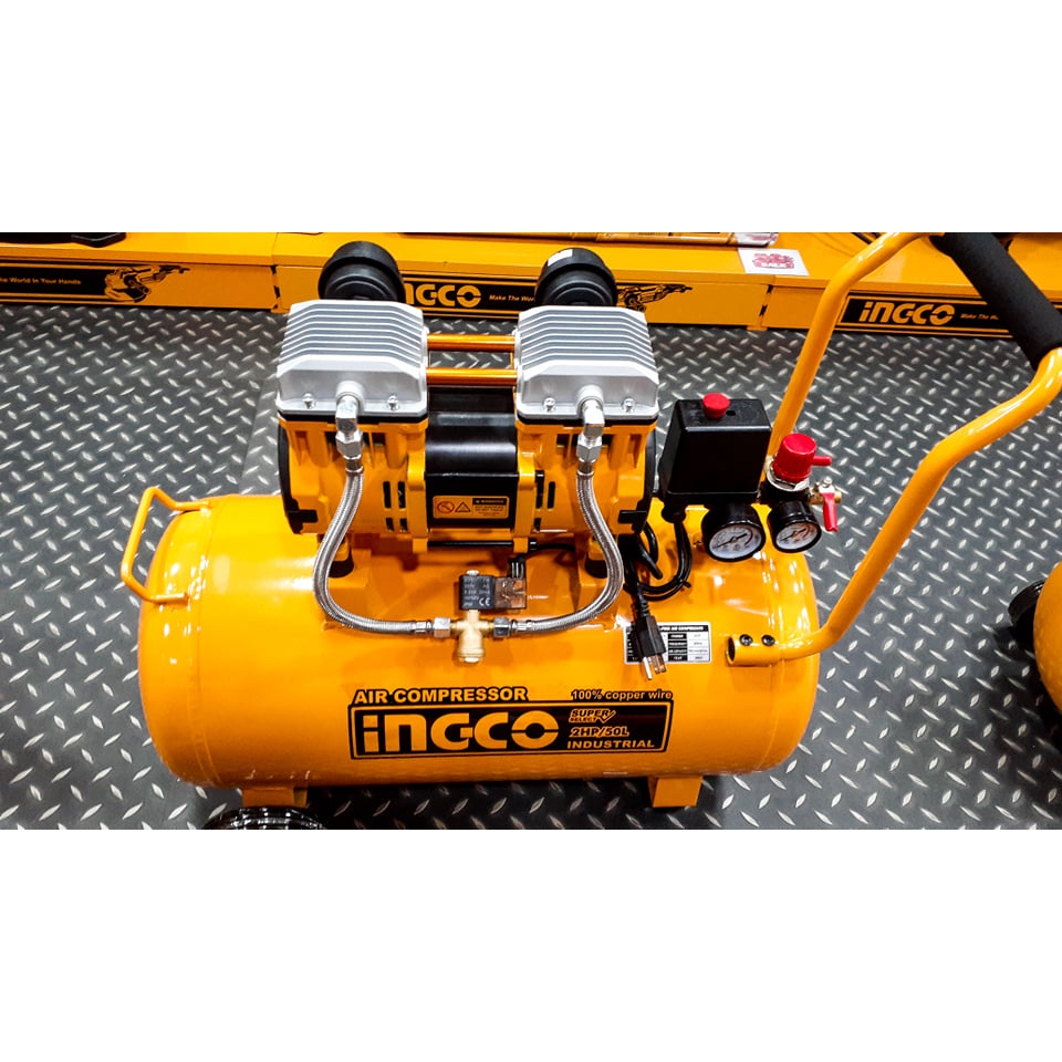 INGCO Air Compressor 2HP/50L | Shopee Philippines