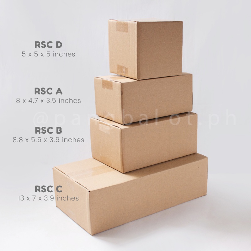 Per 5pcs - RSC Carton Boxes | Shopee Philippines