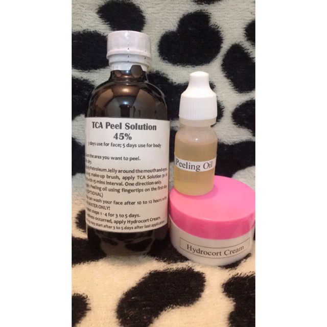 TCA Skin Peeling Solution Face and Body Peeling Set 45% - 120ml ...