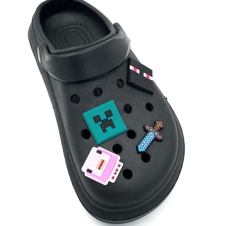 Minecraft design Jibbitz Crocs Pins for shoes bags | Shopee Philippines
