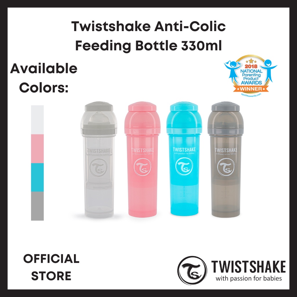 Twistshake Anti-Colic Feeding Bottle 330ml | Shopee Philippines