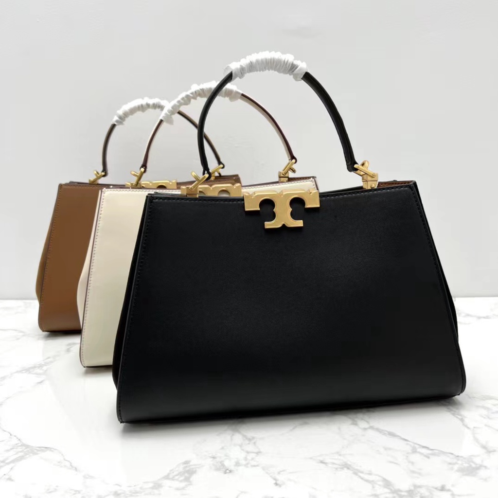 TB 2022 Eleanor Nappa Leather Handbag Shoulder Bag Satchel 3 Colors ...