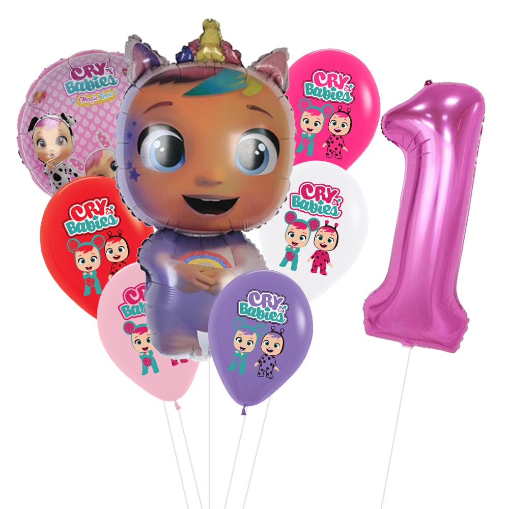Cry Babies Theme Party Supplies Cry baby Balloons Baby Shower Birthday ...