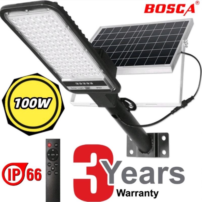 Bosca Solar street light 100w solar integrated light for outdoor ...