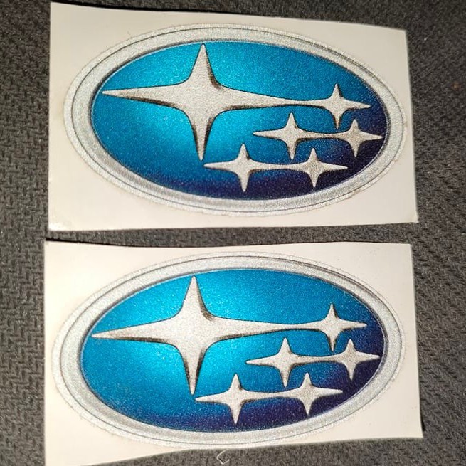 Eurodecals SUBARU LOGO REFLECTIVE STICKER | Shopee Philippines