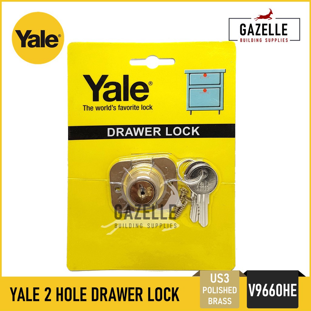 Yale Heavy Duty Drawer Lock Set - V9660-HE | Shopee Philippines