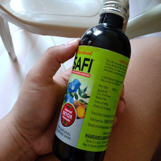 Safi Natural Herbal Blood Purifier - Internal Detox From India (200ml ...