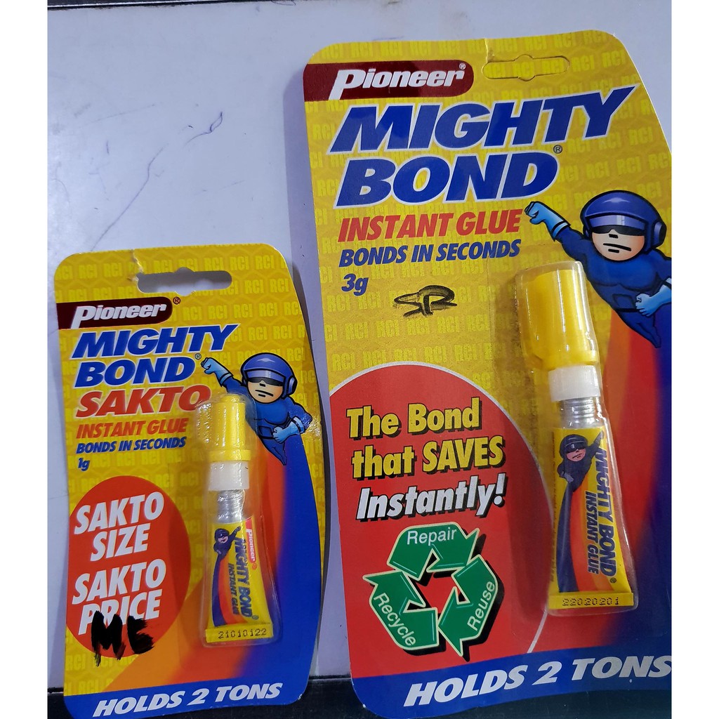 Mighty Bond Instant Glue 1g/5g small tube | Shopee Philippines
