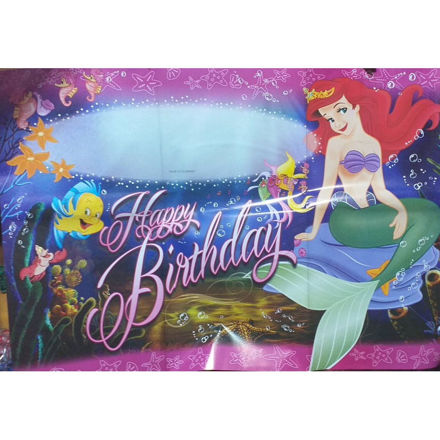 Mermaid Ariel Poster Banner | Shopee Philippines