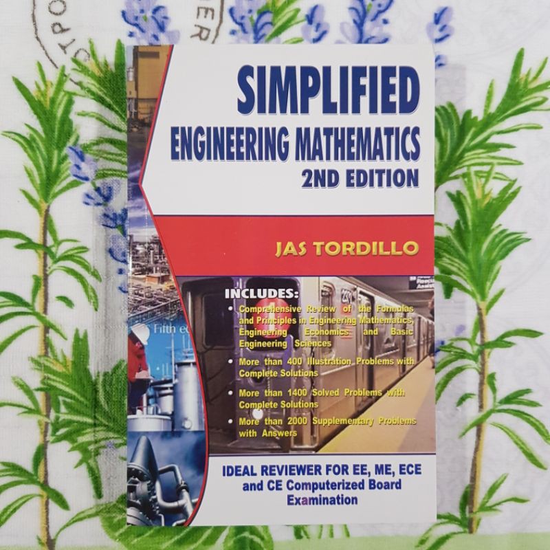 Simplified Engineering Mathematics 2nd edition By Jas Tordillo | Shopee ...