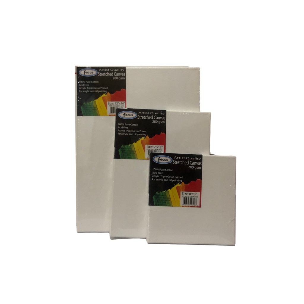 Focus Stretched Painting Canvas | Shopee Philippines
