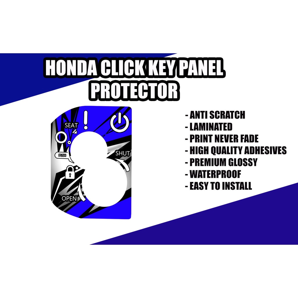 Honda Click 125 v1 /v2 key panel protecto | Shopee Philippines