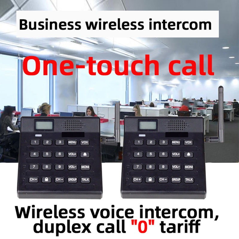Intercoms Wireless for Office and Home, 1500 Feet Long Range Intercom ...