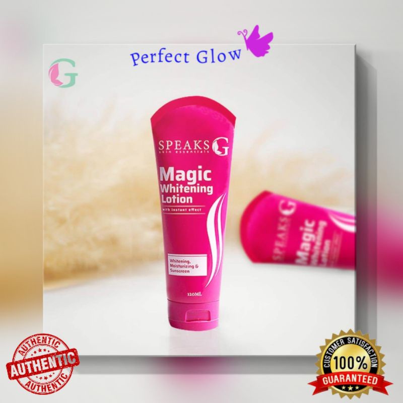 SPEAKS G Magic Whitening Lotion(instant effect) 120ml | Shopee Philippines