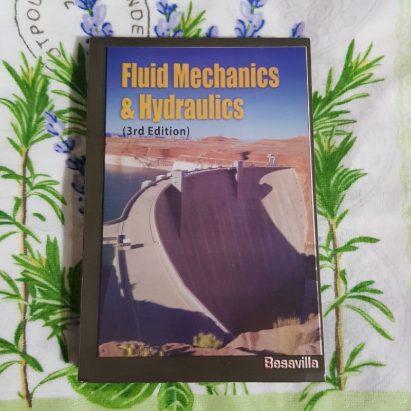 Fluid Mechanics and Hydraulics (third edition) By Besavilla | Shopee Philippines