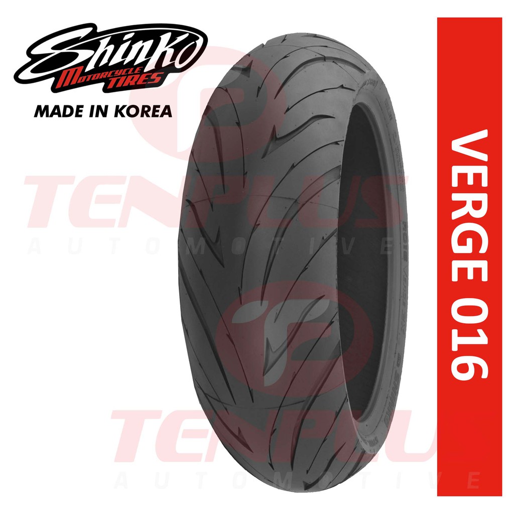 Shinko Motorcycle Tires Verge 016 Street 140/70-14 TL | Shopee Philippines