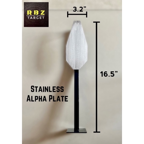 IPSC Style Stainless Steel Alpha Plate Target Shooting | Shopee Philippines