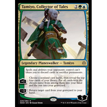 Magic the Gathering : Tamiyo, Collector of Tales WAR NM | Shopee ...