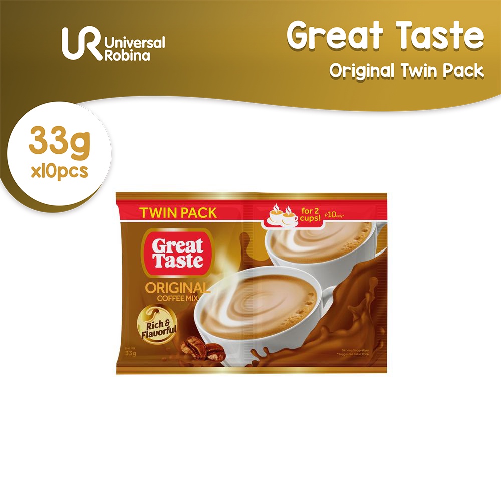Great Taste Original 3in1 Twin Pack (33g x 10) | Shopee Philippines