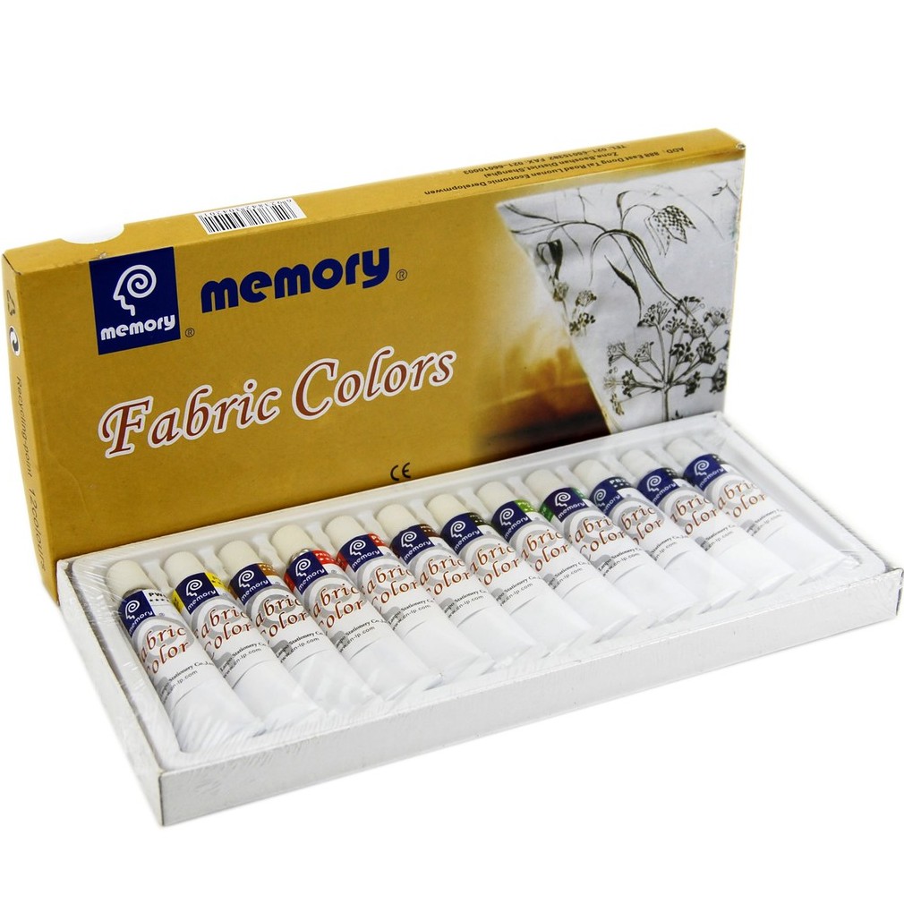 Memory Fabric Paint 12 Colors - 12ml | Shopee Philippines