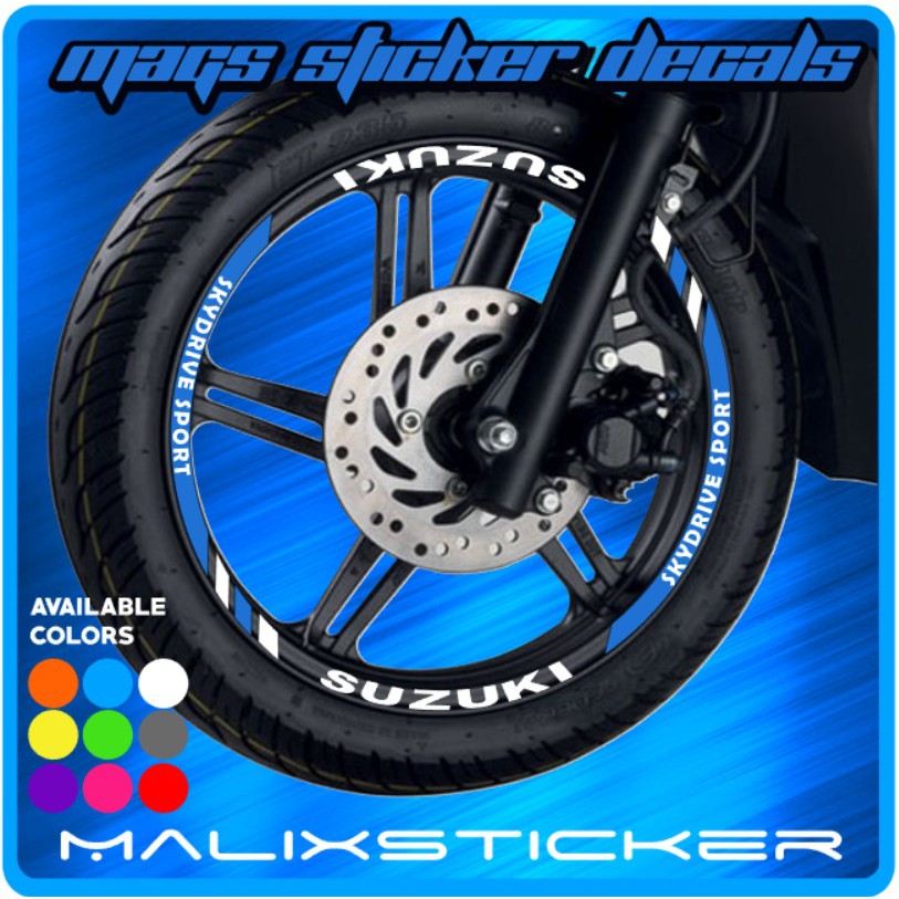 skydrive mags sticker FRONT AND REAR (a) | Shopee Philippines