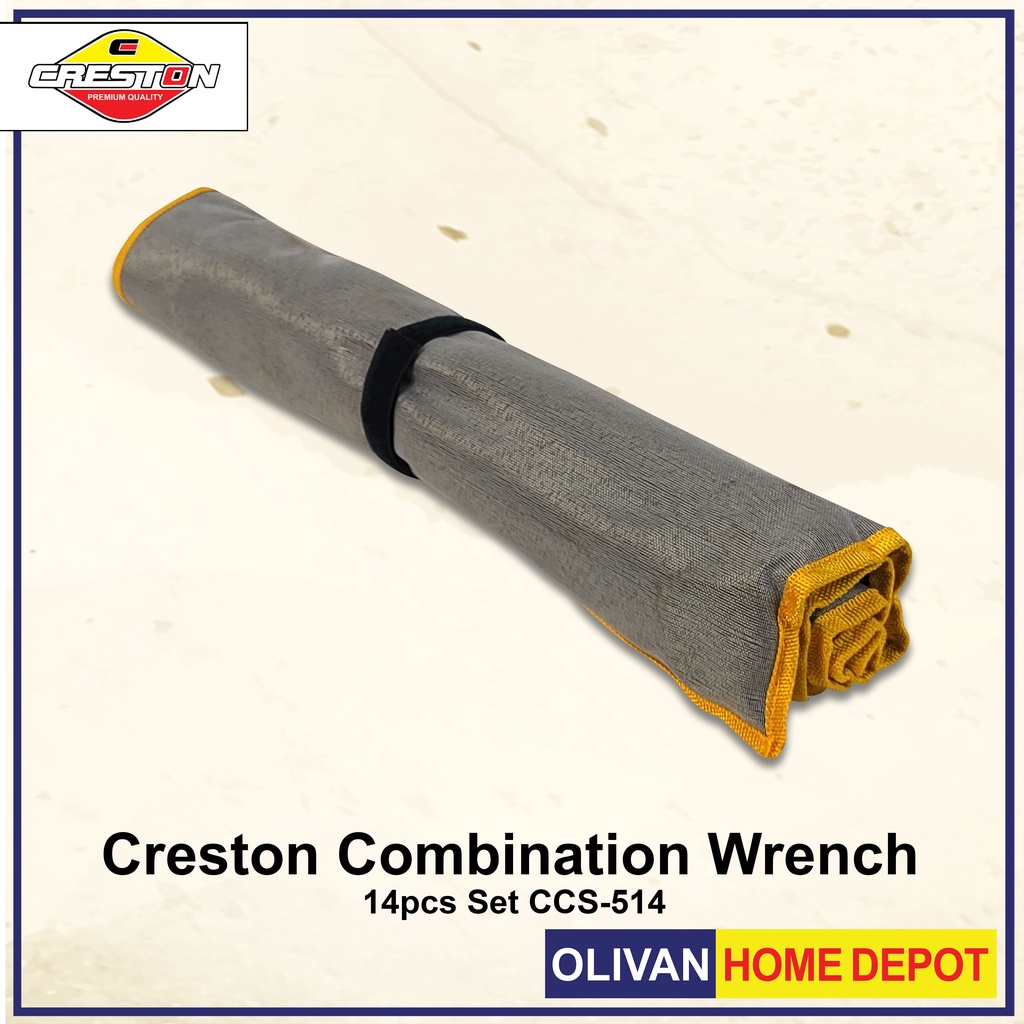 CRESTON Open-End and Close Loop/Box End Combination Wrench Set CCS-514 ...