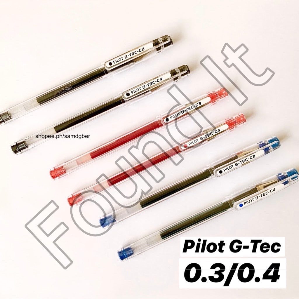 [Found It] Pilot G-Tec C3 & C4 Gel Ink Rolling Ball Pen / Pilot Gtec ...