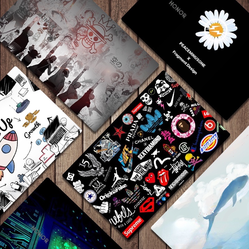 One Piece Computer Stickers Computer Laptop Skin Vinyl 2 Sides Laptop ...