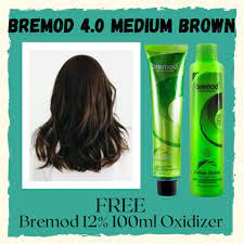 Bremod 4.0 Medium Brown + Bremod 100ml Oxidizer FREE | Shopee Philippines