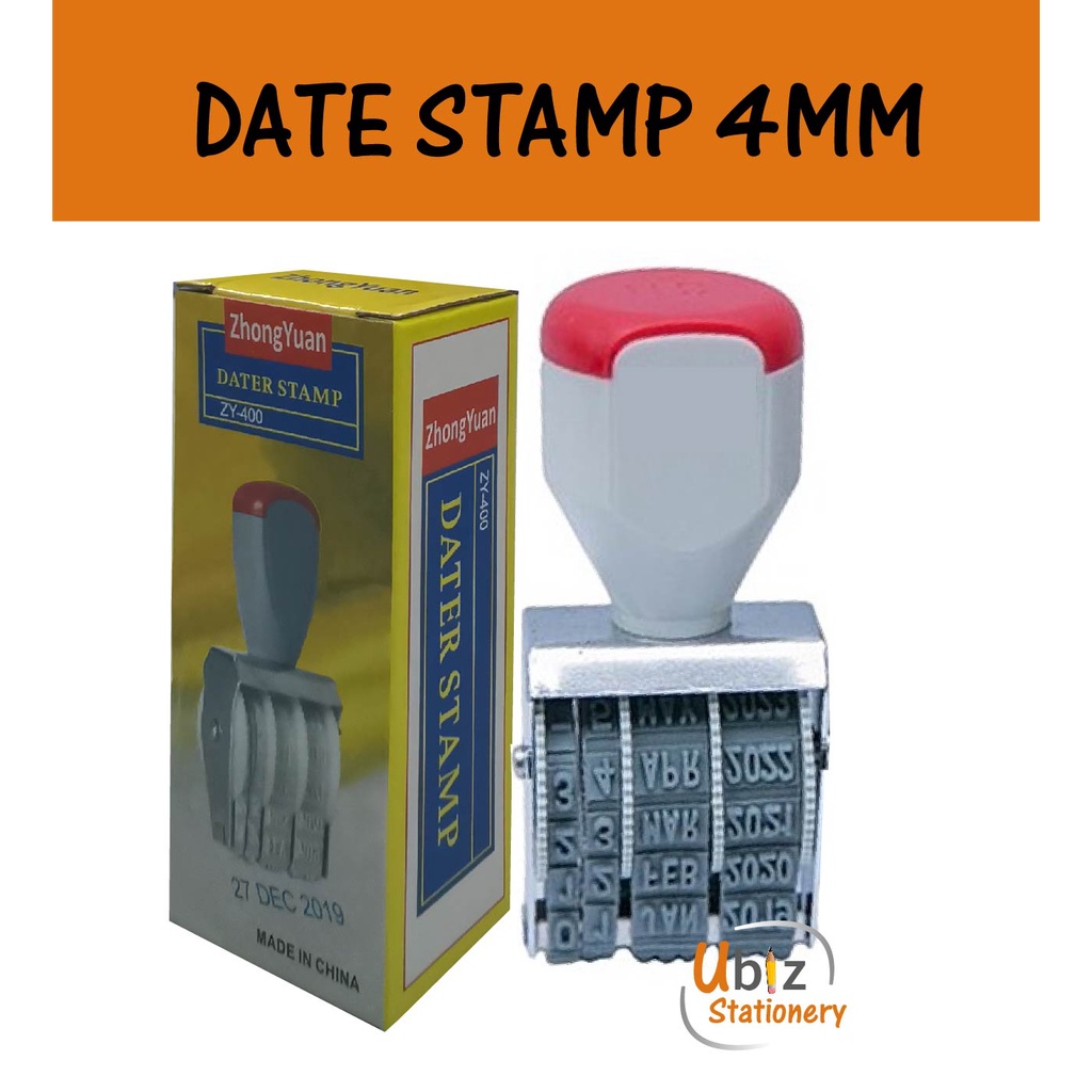 Date Stamp/Cop Tarikh 4mm | Shopee Philippines